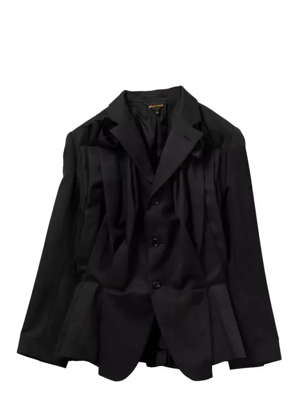 Comme Des Garçons Pleated Jacket - Black