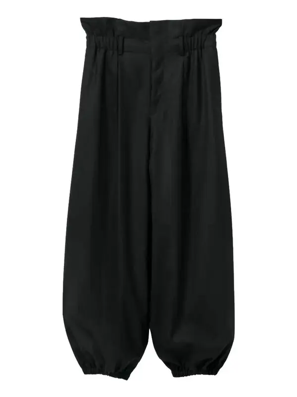 Noir Kei Ninomiya Tapered Trousers - Black