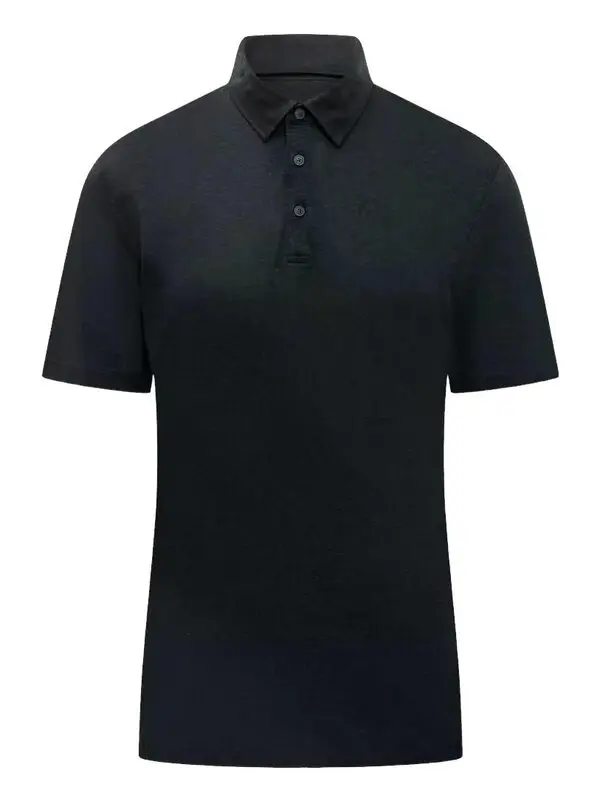 BOSS Parris Button Polo Shirt - Blue