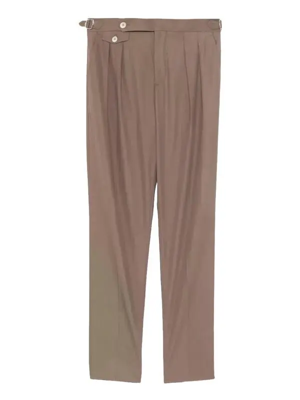 Brunello Cucinelli Pleated Trousers - Brown