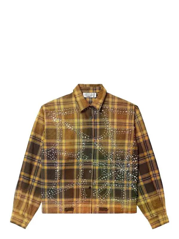 VALE FOREVER Checked Shirt - Brown