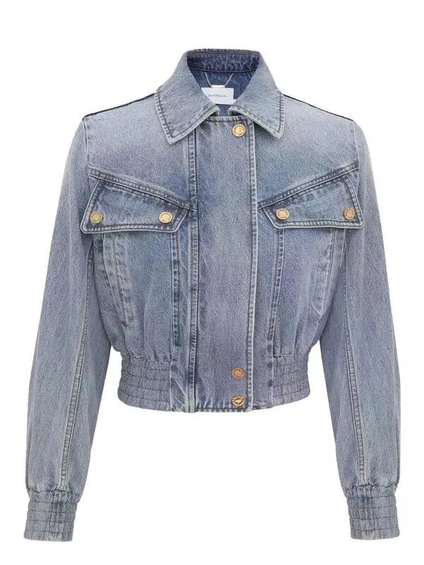Zimmermann Chest-pocket Denim Jacket - Blue