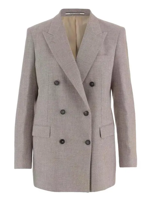 Tagliatore Peaked Lapels Double-breasted Jacket - Neutrals