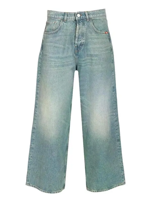 AMISH Wide-leg Jeans - Blue