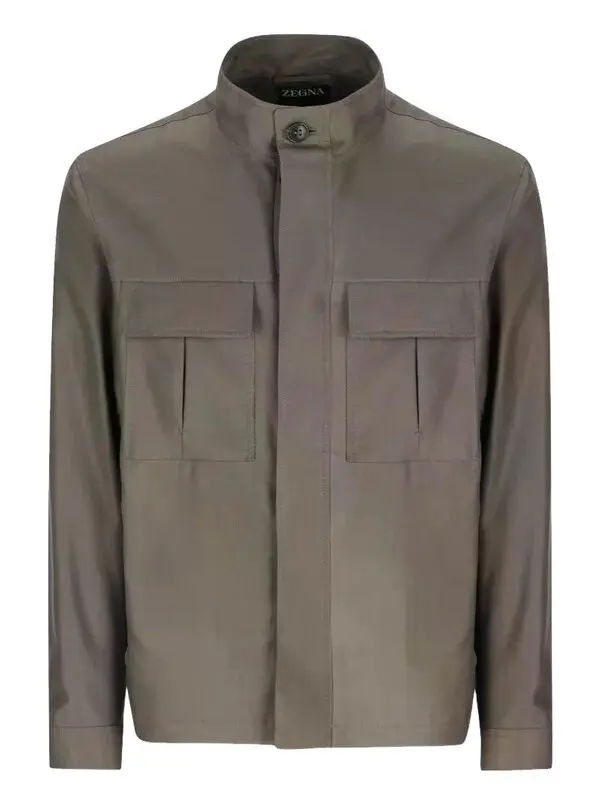 Zegna Flap-pocket Jacket - Green