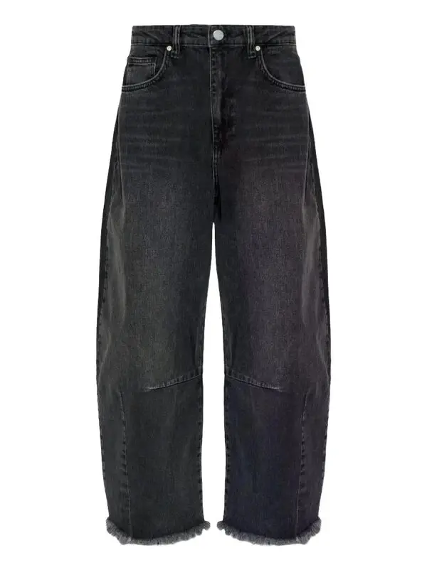 ALLSAINTS Payton Frayed Jeans - Black
