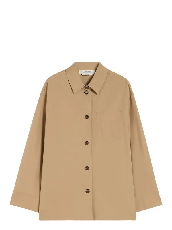 Max Mara Cotton Arianne Shirt - Beige