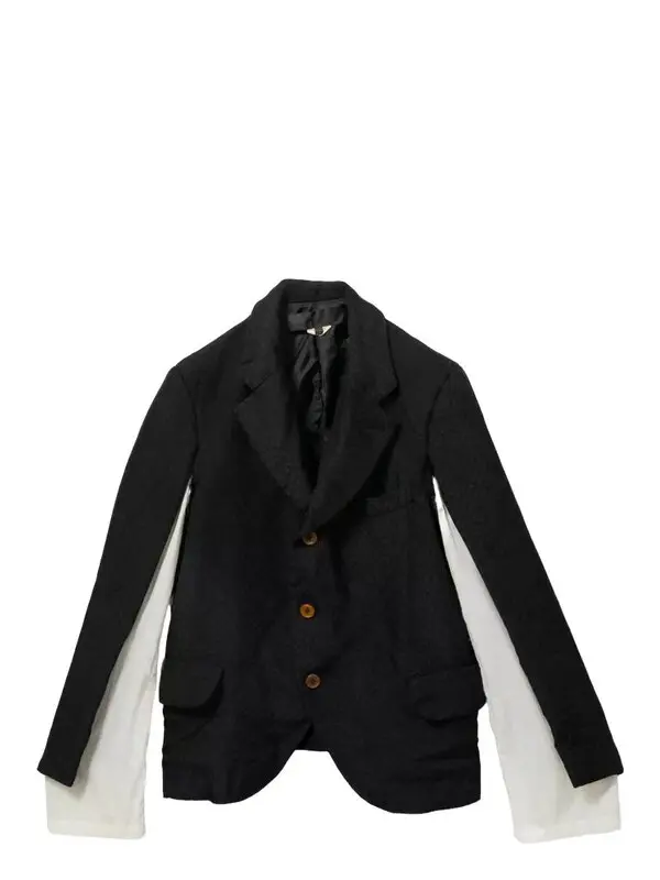 Comme Des Garçons Textured Blazer - Black