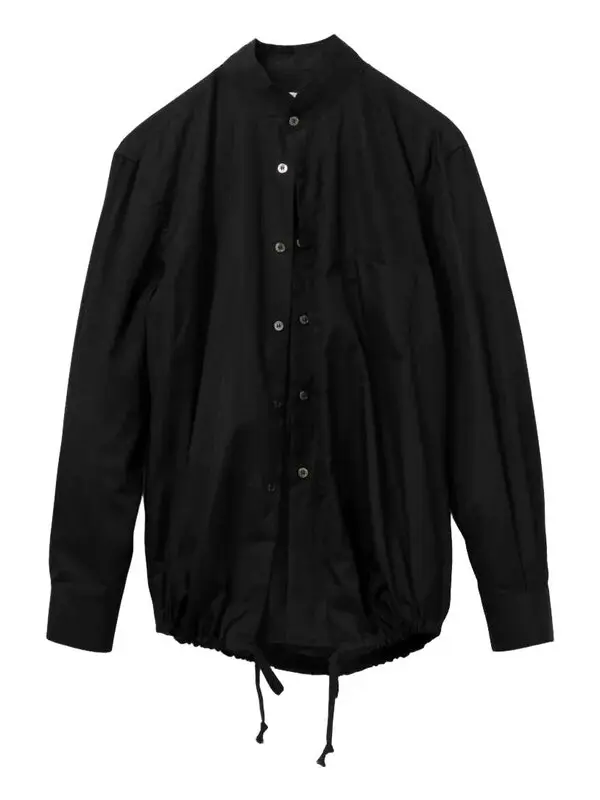 Comme Des Garçons Cotton Shirt - Black