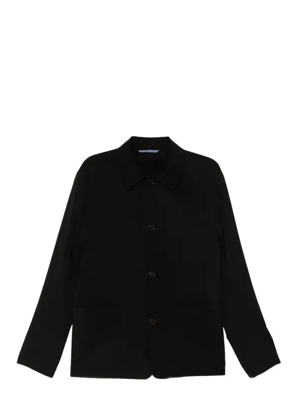 Paul Smith Button Pocket Wool Jacket - Black