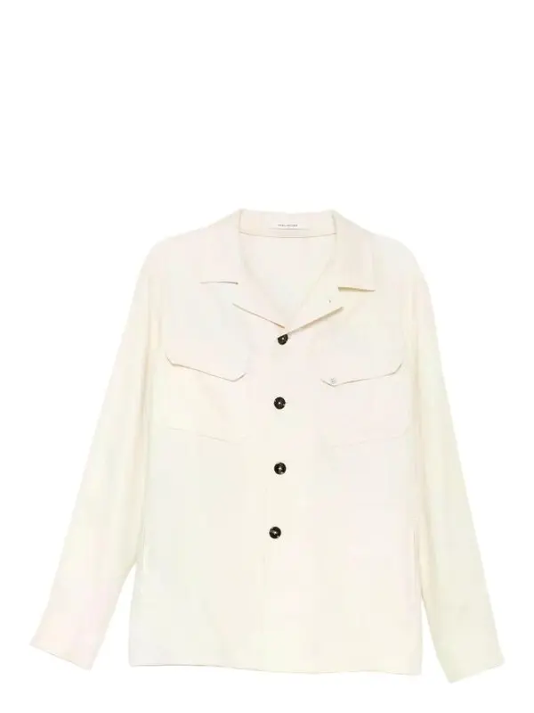 Tagliatore Chest Flap Pockets Jacket - Neutrals