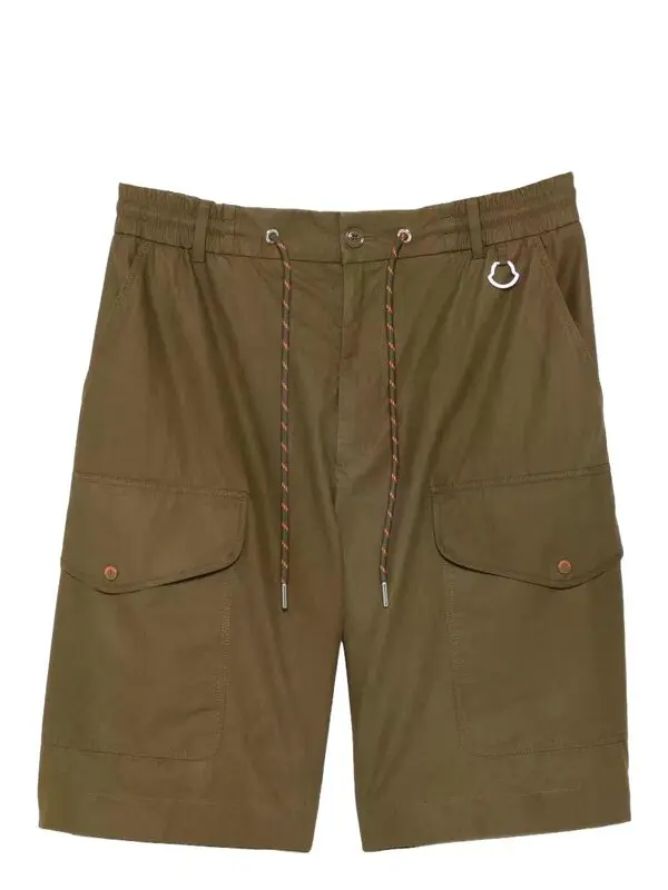 Moncler Drawstring Cargo Shorts - Green