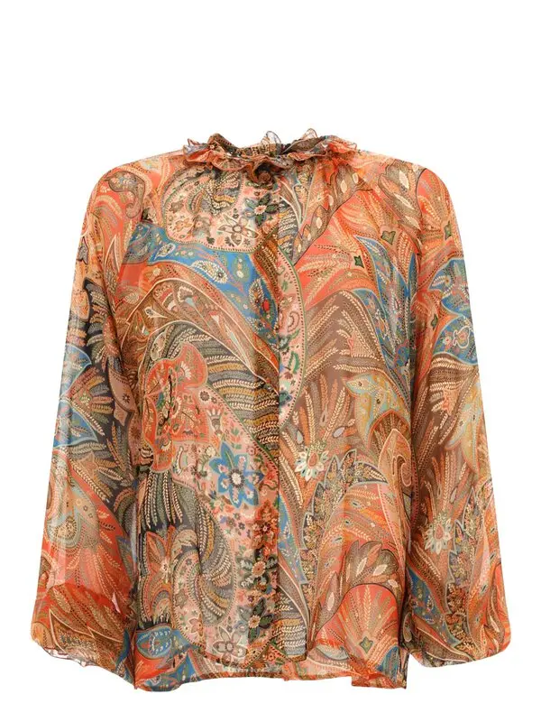 Etro Silk Shirt - Orange