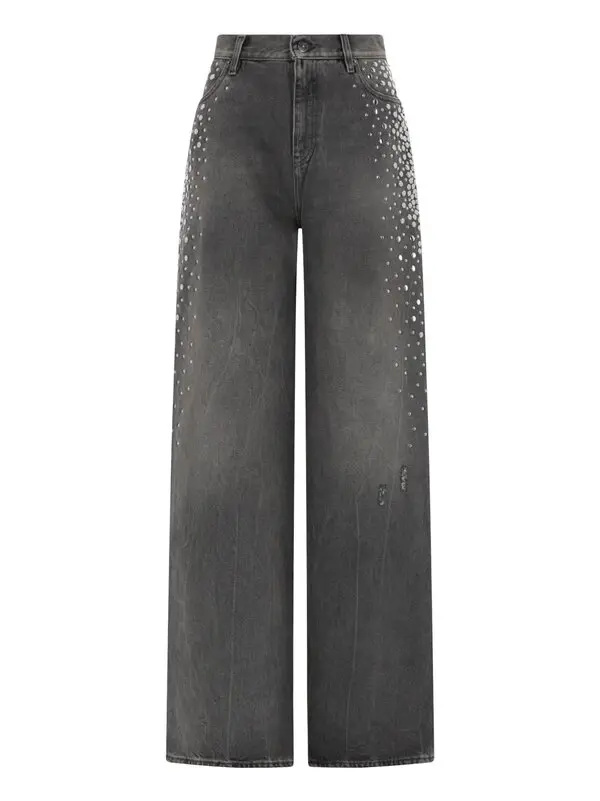 GOLDEN GOOSE Melody Boyfriend Jeans - Grey