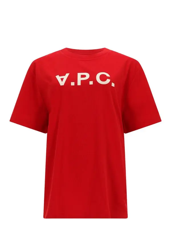 A.p.c. Logo T-shirt - Red