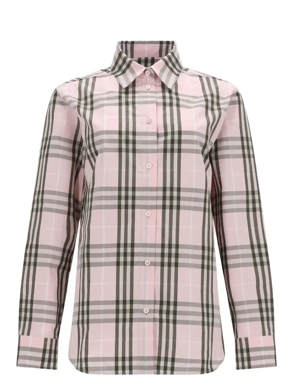 Burberry Check Shirt - Pink