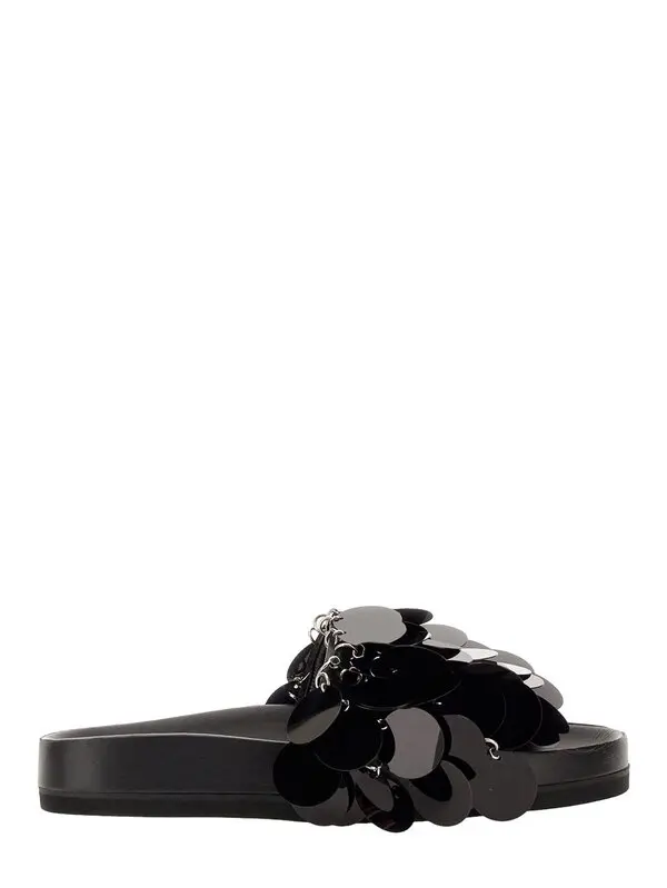 Rabanne Sparkle Sandal - Black