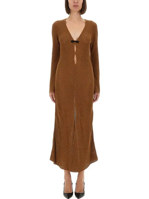 THE GARMENT Long Dress "tanzania - Bronze