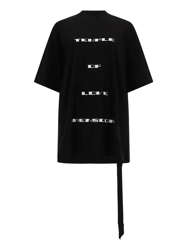 Rick Owens Jumbo Ss T-shirt - Black
