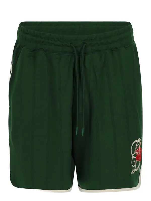 Drole De Monsieur D'hibiscus Shorts - Green
