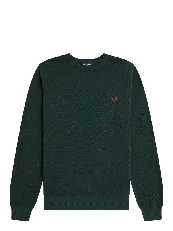 Fred Perry Jersey With Logo - Green