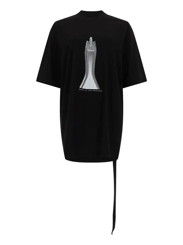 Rick Owens Jumbo Ss T-shirt - Black