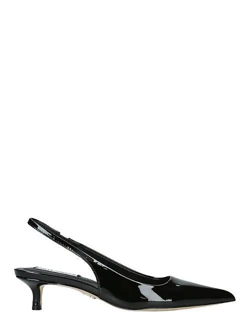 Steve Madden Kittie Patent Faux-leather Pumps - Black