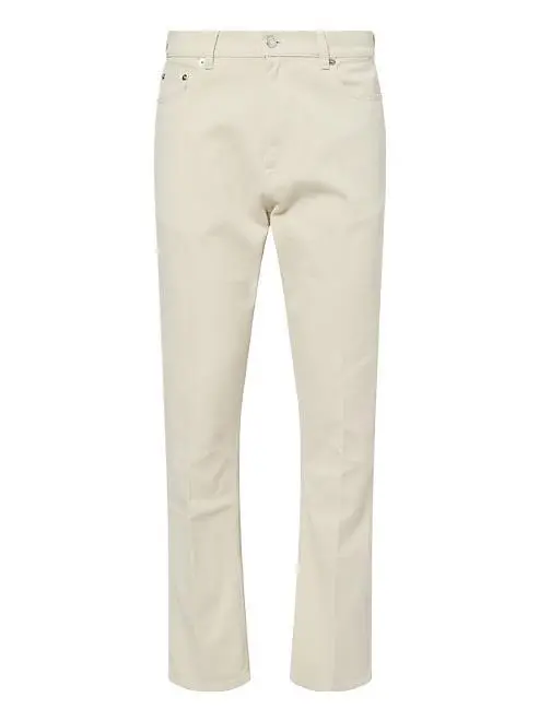 Dunhill Five-pocket Cotton Twill Trousers - Stone