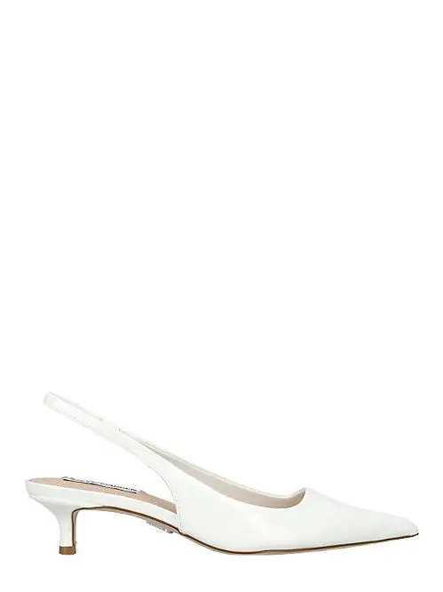Steve Madden Kittie Faux-leather Pumps - White