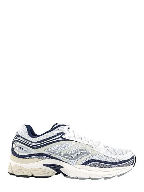 Saucony Progrid Omni Woven Trainers - White Navy