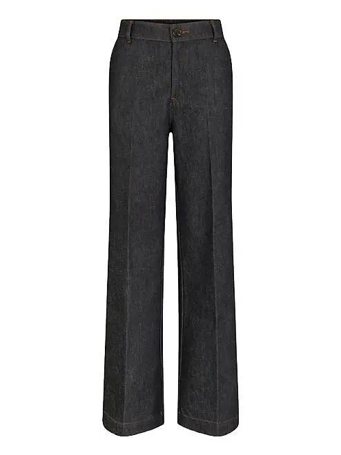 Soeur California Wide-leg Stretch-denim Jeans - Black
