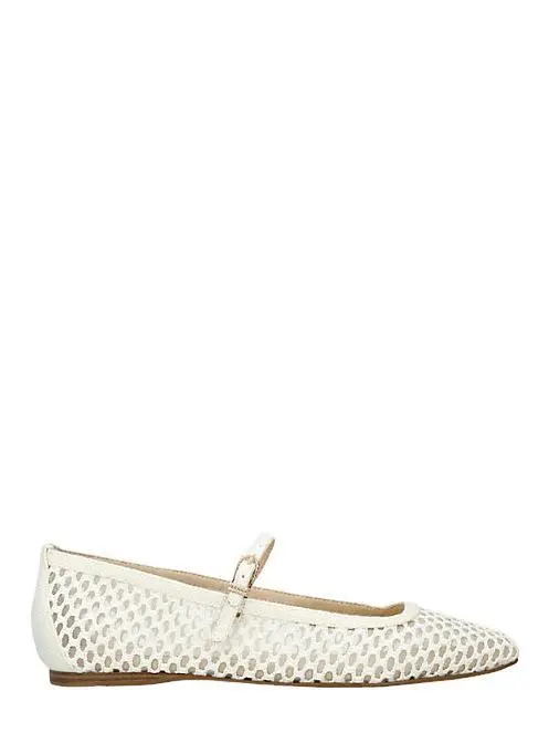 Dolce Vita Reyes Woven Ballet Flats - White