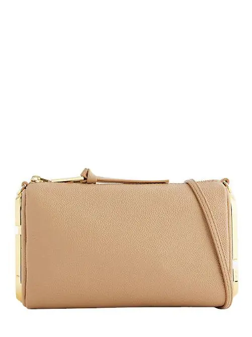 Marc Jacobs Snapshot Leather Shoulder Bag - Camel