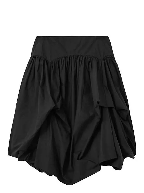 ALLSAINTS Juniper Asymmetric-hem Mini Skirt - Black