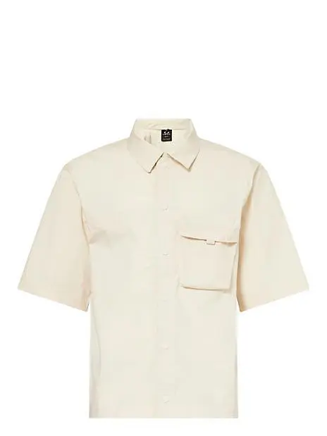 Oakley Reserve Short-sleeve Cotton-blend Shirt - Mist