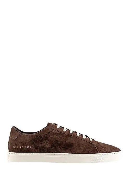 COMMON PROJECTS Achilles Premium Suede Trainers - Brown Suede