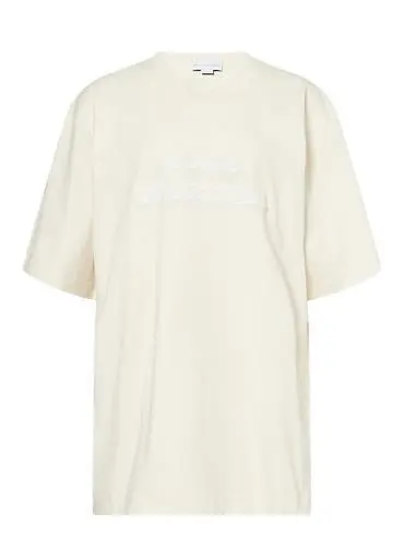 Stella McCartney Come Together Slogan T-shirt - Cream