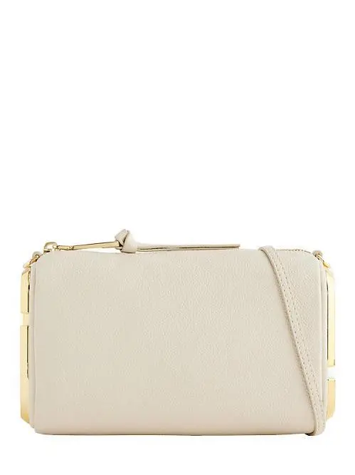 Marc Jacobs Snapshot Leather Shoulder Bag - Cloud White