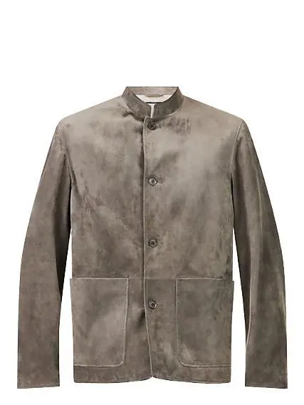 Dunhill Suede Driving Jacket - Drab