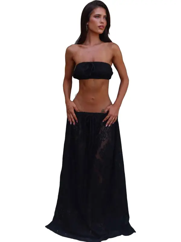 OUTCAST Soren Bandeau Top - Black