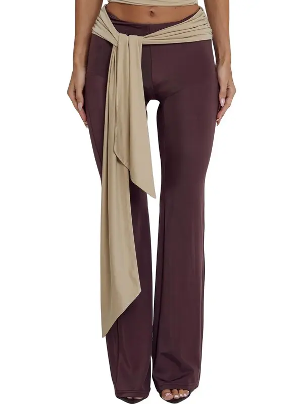OUTCAST Minna Pant - Brown