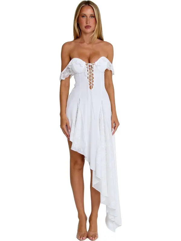 OUTCAST Brisa Maxi Dress - White