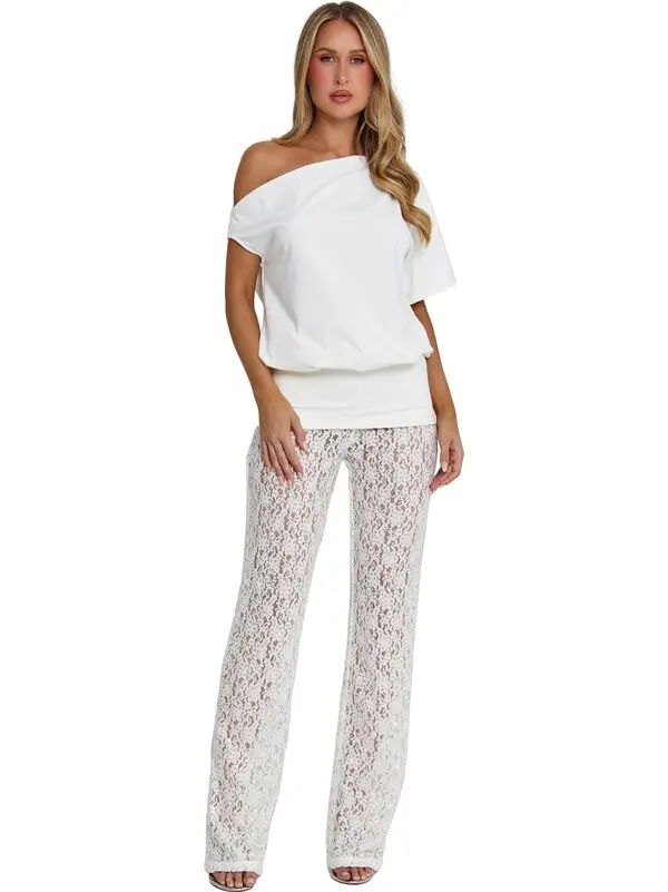 OUTCAST Avenelle Pant - White