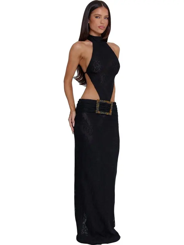 OUTCAST Albinae Maxi Dress - Black