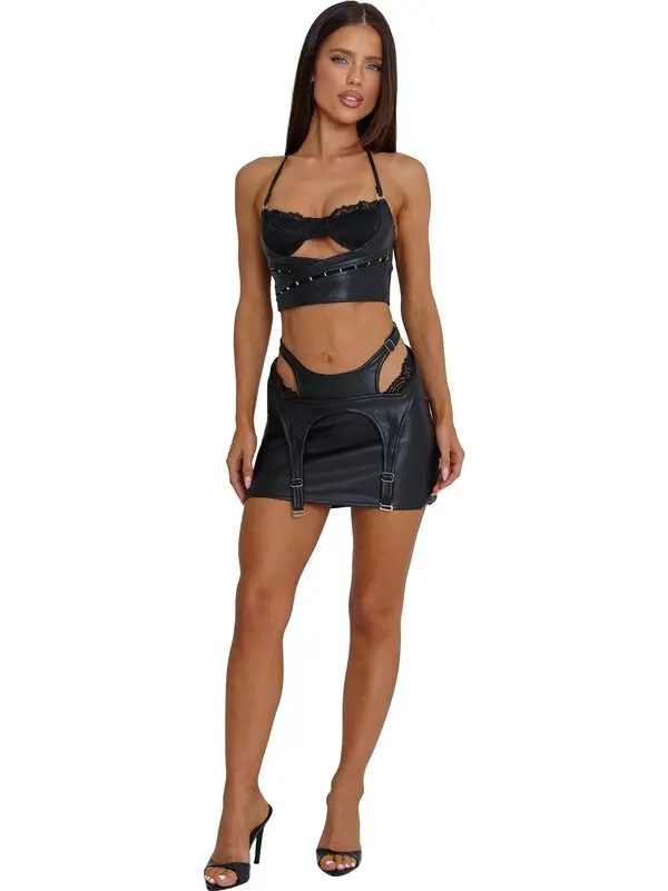 OUTCAST Sydney Mini Skirt - Black