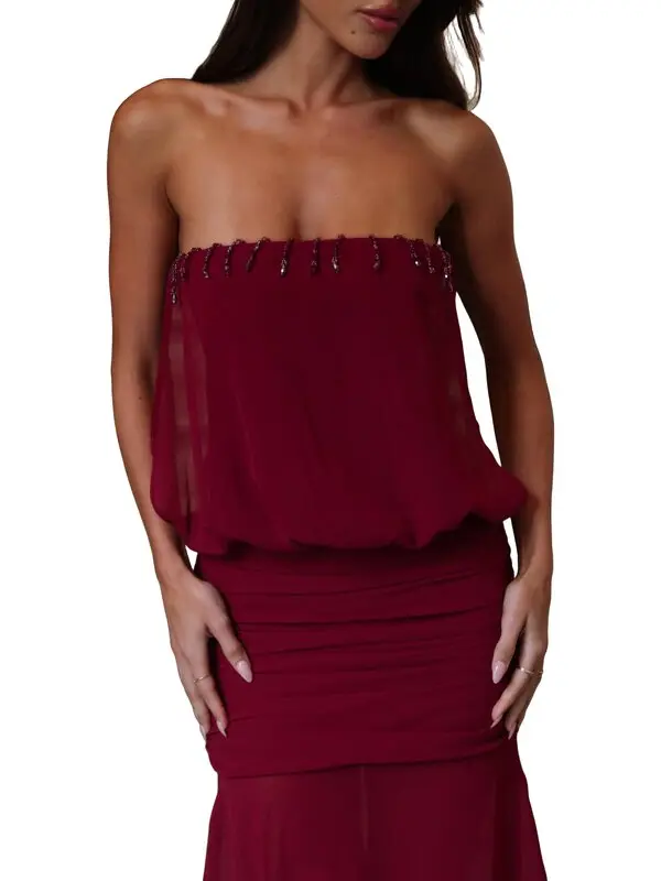 OUTCAST Lumen Maxi Dress - Red