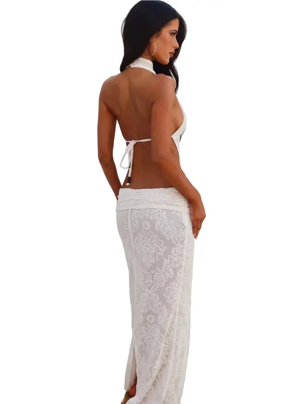 OUTCAST Albinae Maxi Dress - White
