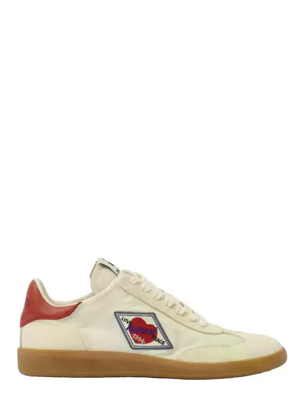 Isabel Marant Étoile Kaycee Love-patch Sneakers - Neutrals