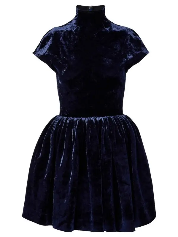 Alaïa Velvet Mini Dress - A