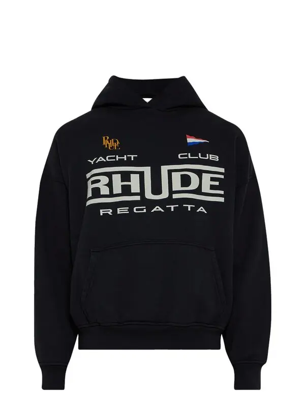 Rhude Regatta Club Hoodie - Black